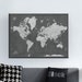World Map for Travel Tracking Framed Push Pin Map With Personalization ...