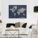 World Map Poster - Push Pin Travel Map - Anniversary Gift - Pinboard ...