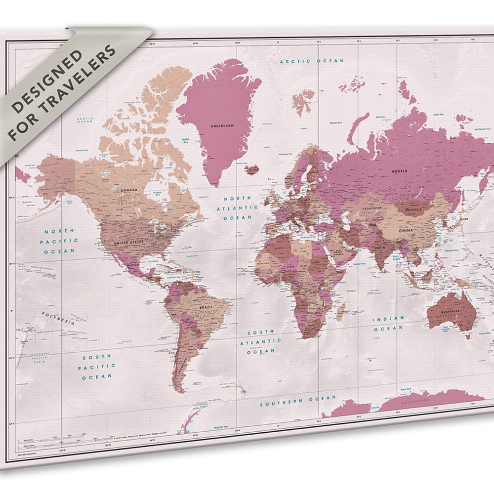 PinAdventureMap - Etsy