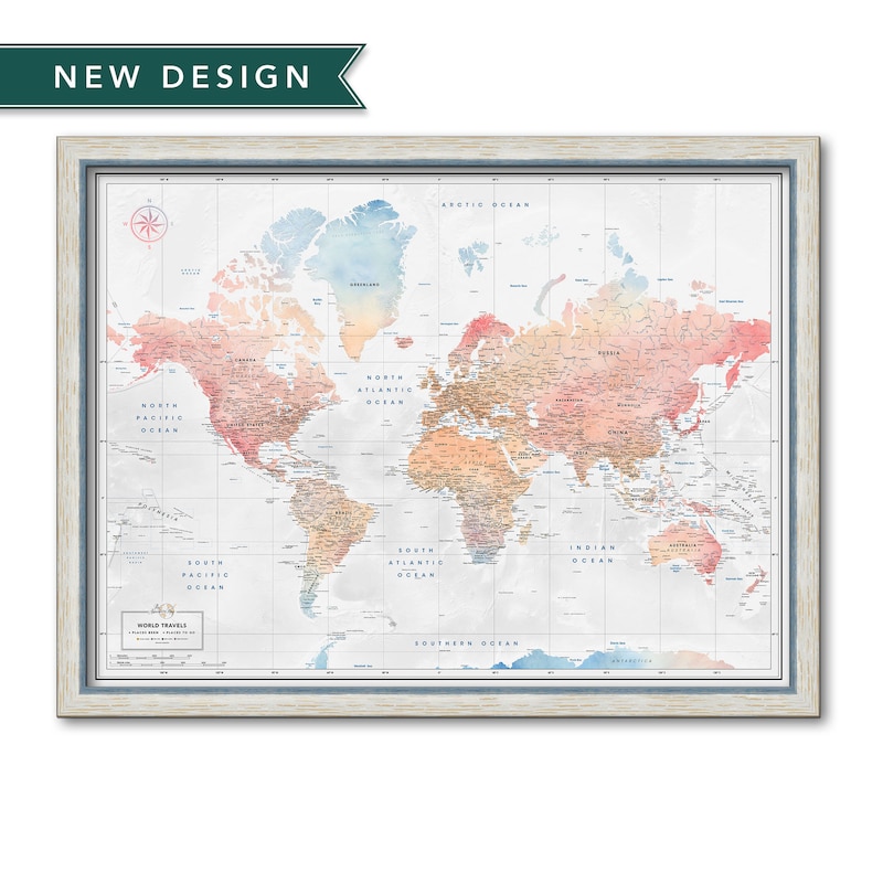 PinAdventureMap - Etsy