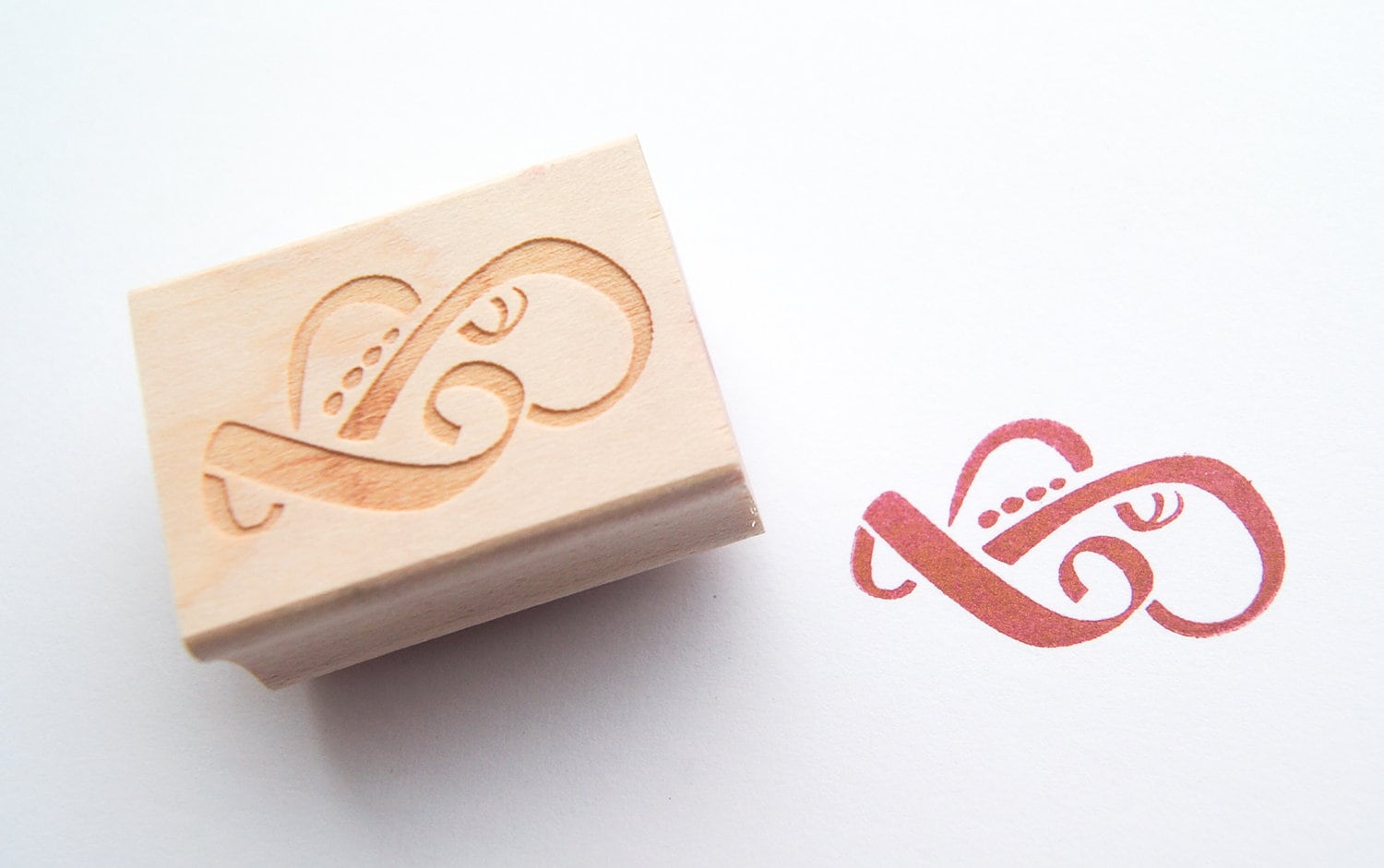 Octopus Stamp Calligraphic Stamp Design Apogee Octopus Wood Mounted ...