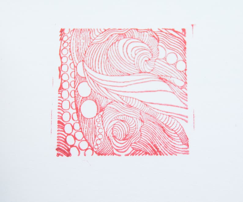 Octopus Stamp Linework Stamp Chop Design Dressed in Colors of Intrigue ...