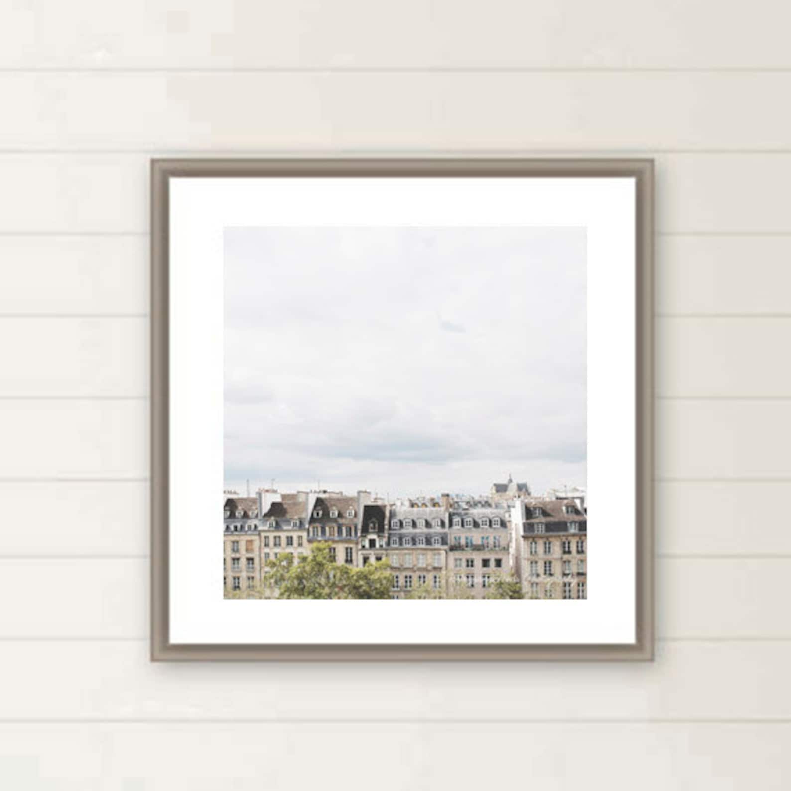 Paris Rooftop Square Photo Paris Photography Paris - Etsy