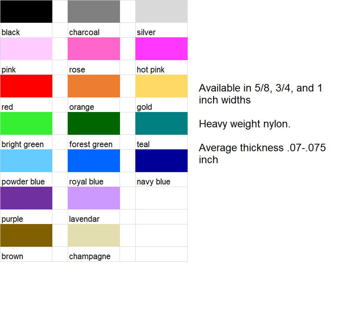 Adjustable custom collar all sizes and widths. YOU pick | Etsy