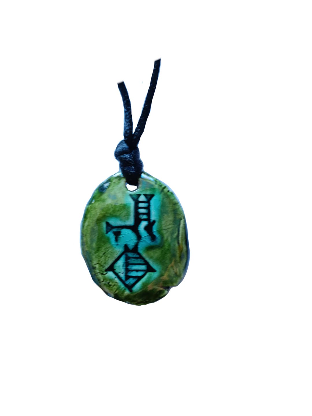 Cuneiform ENKI Necklaces Sumerian Pendants Ceramic Sumerian God of ...