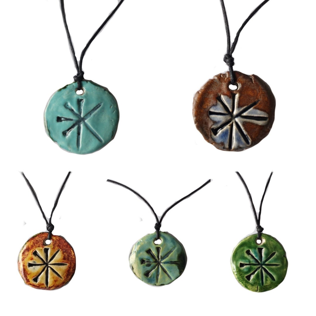 Anu Necklaces Sumerian Pendants Ceramic Cuneiform Amulets - Etsy