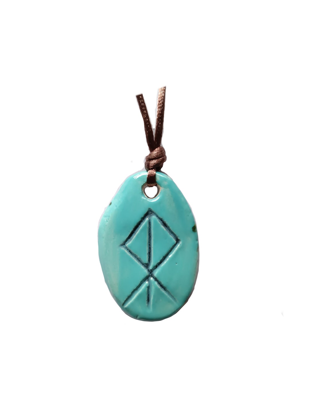 LOKI Necklaces Ceramic Norse Runestone Pendants Viking Amulet Various ...