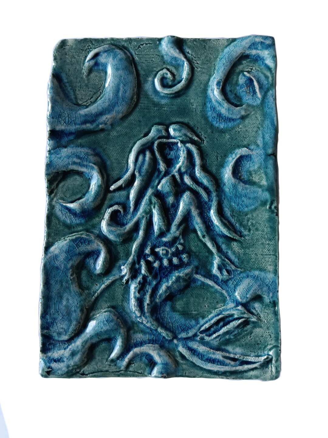 Mermaid Ceramic Tiles Ocean Decor 3 X 5 - Etsy