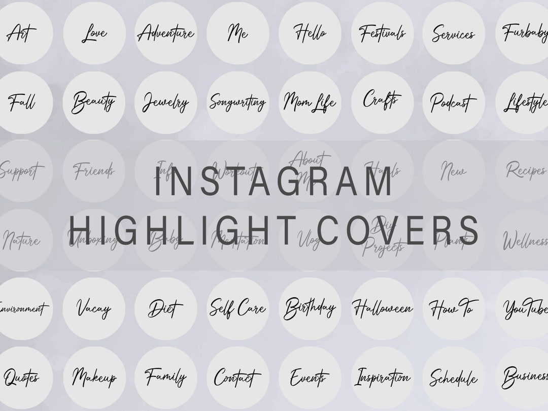 126 Grey Words Instagram Story Highlight Covers Boho Icons Grey Cute Ig ...