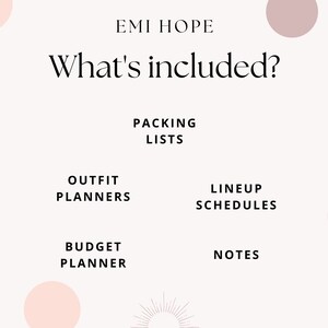 Editable Festival Packing List and More Bundle DIY Logo Rave Travel ...