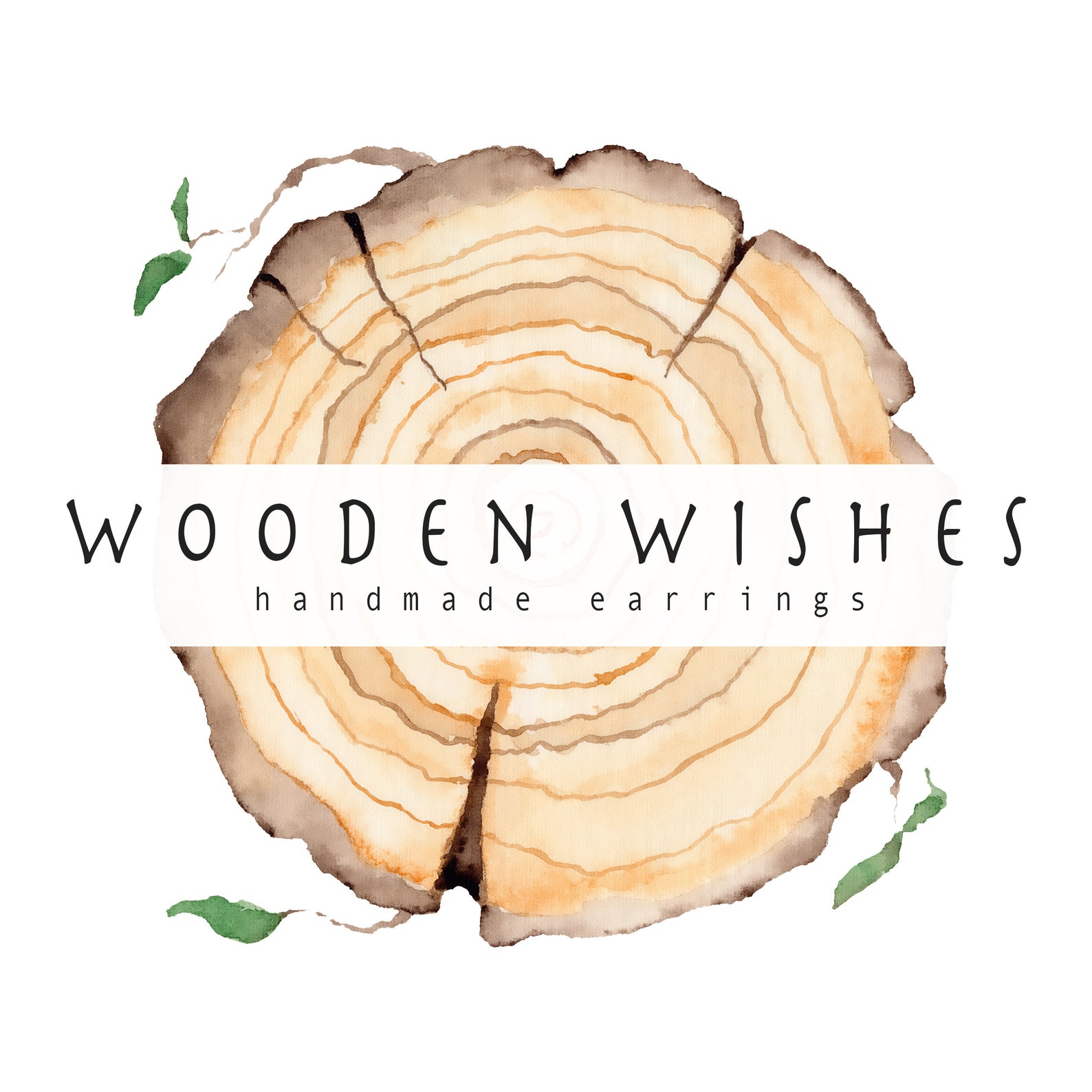 Wooden Wishes Hippie Logo Shopify Spiritual Meditation Boho Yoga Moon ...