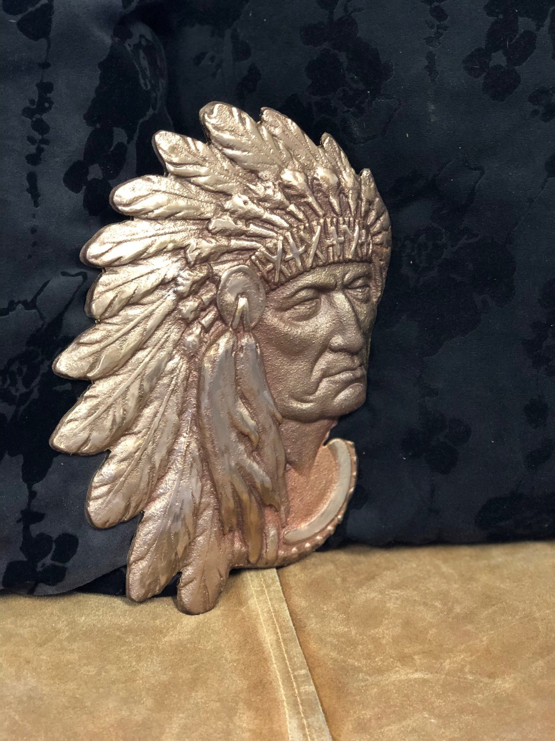 Native American Relief Plaque - Made in the USA - Etsy
