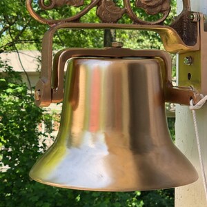 Bronze Indoor/outdoor Bell, Dinner Bell, Decorative Bell - Made in the ...