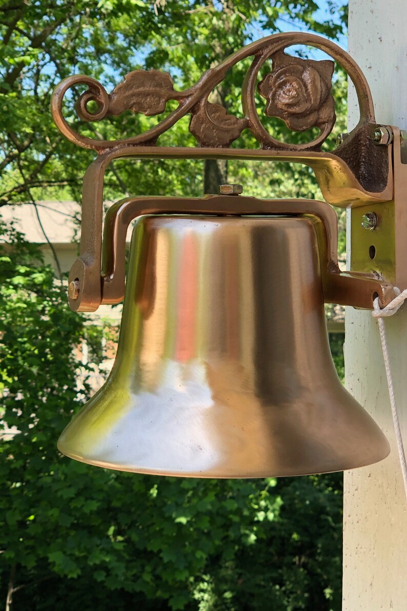 Bronze Indoor/outdoor Bell Dinner Bell Decorative Bell - Etsy