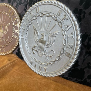 United States Navy Emblem Cast 8 Made in the USA Official Crafter of ...