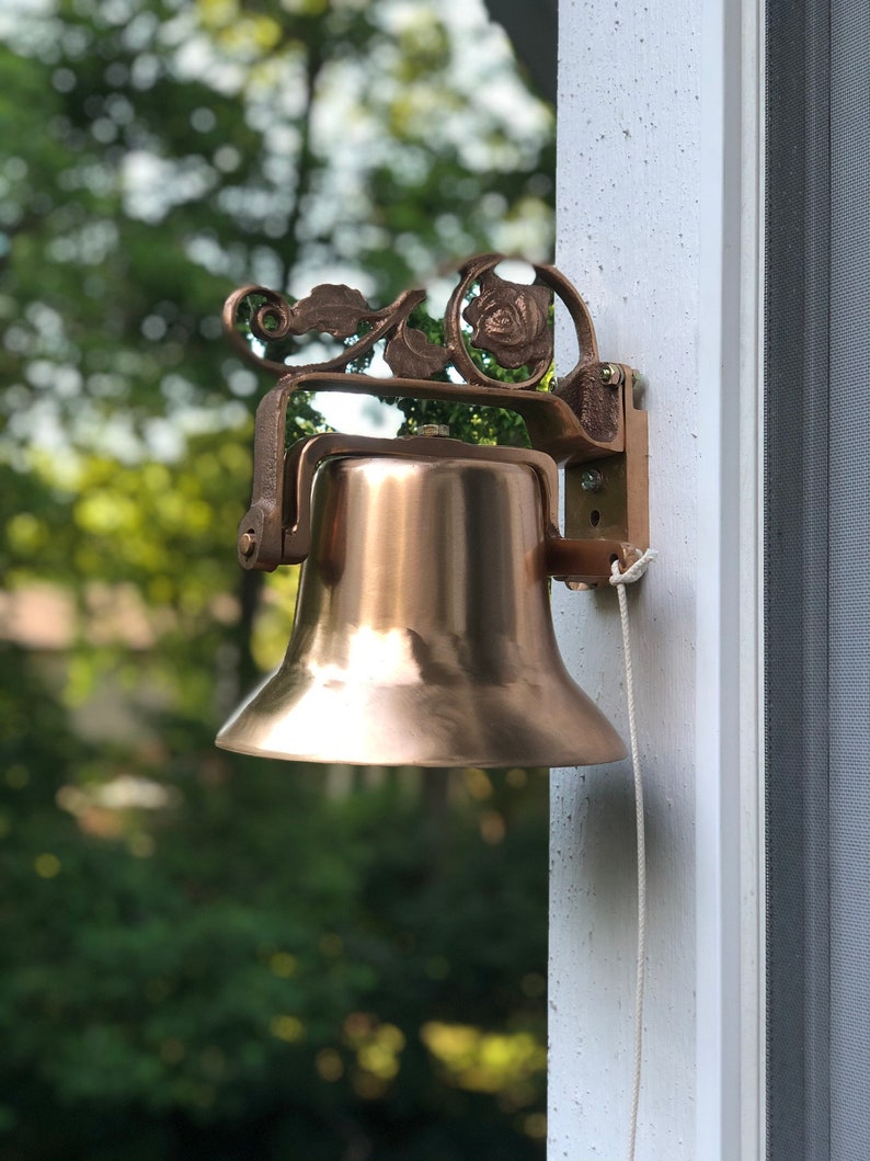 Bronze Indoor/Outdoor Bell Dinner Bell Decorative Bell | Etsy
