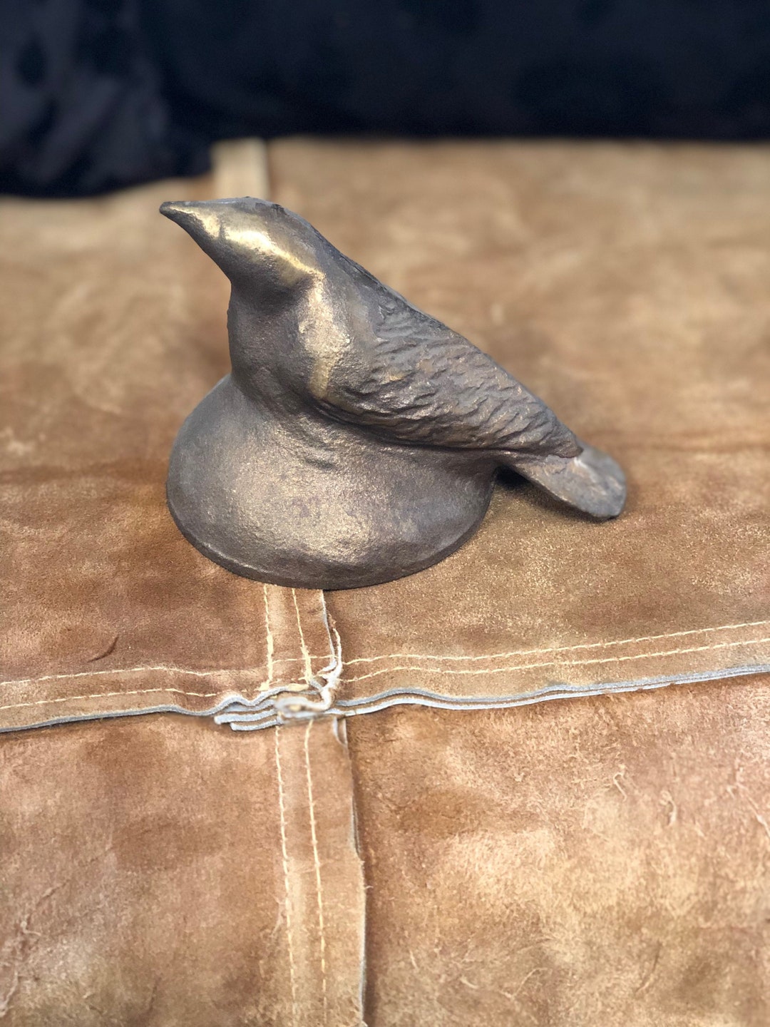 Bronze Finch Bell, Original Bird Sculpture by Jeremy Claffey - Etsy