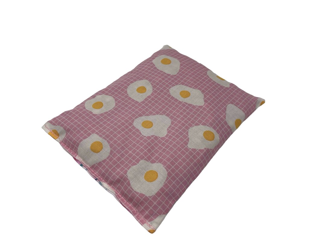 Pink Eggs and Floral Microwave Heating Pad, Small Cherry Pit Heating ...