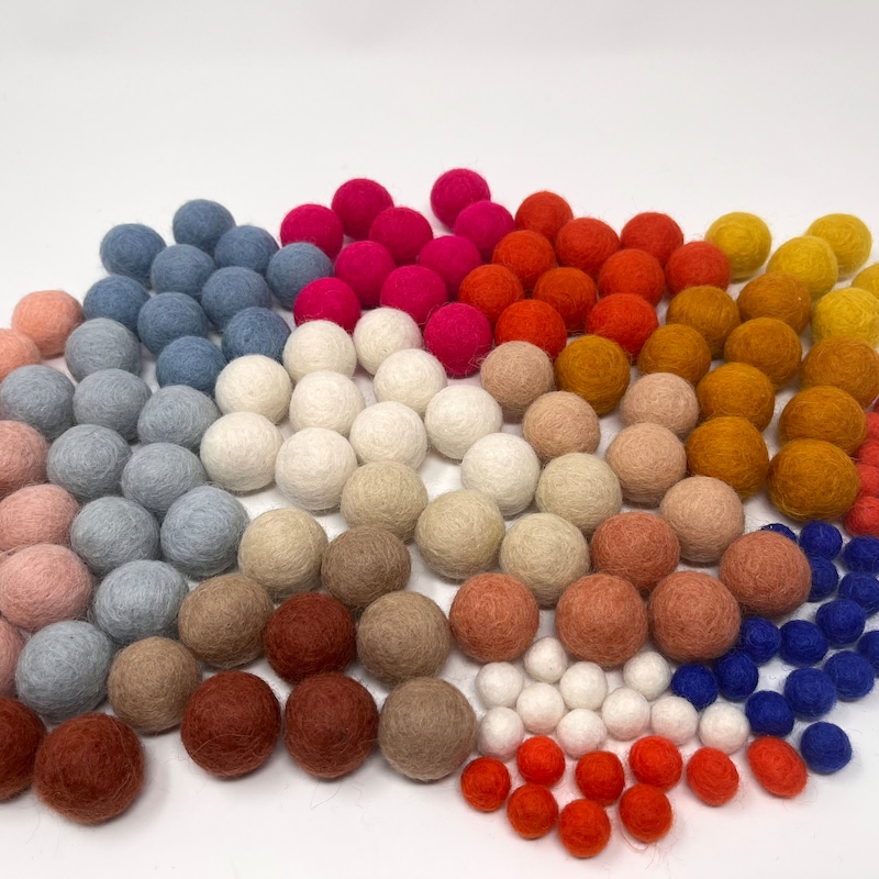 Wool Felt Balls - Etsy