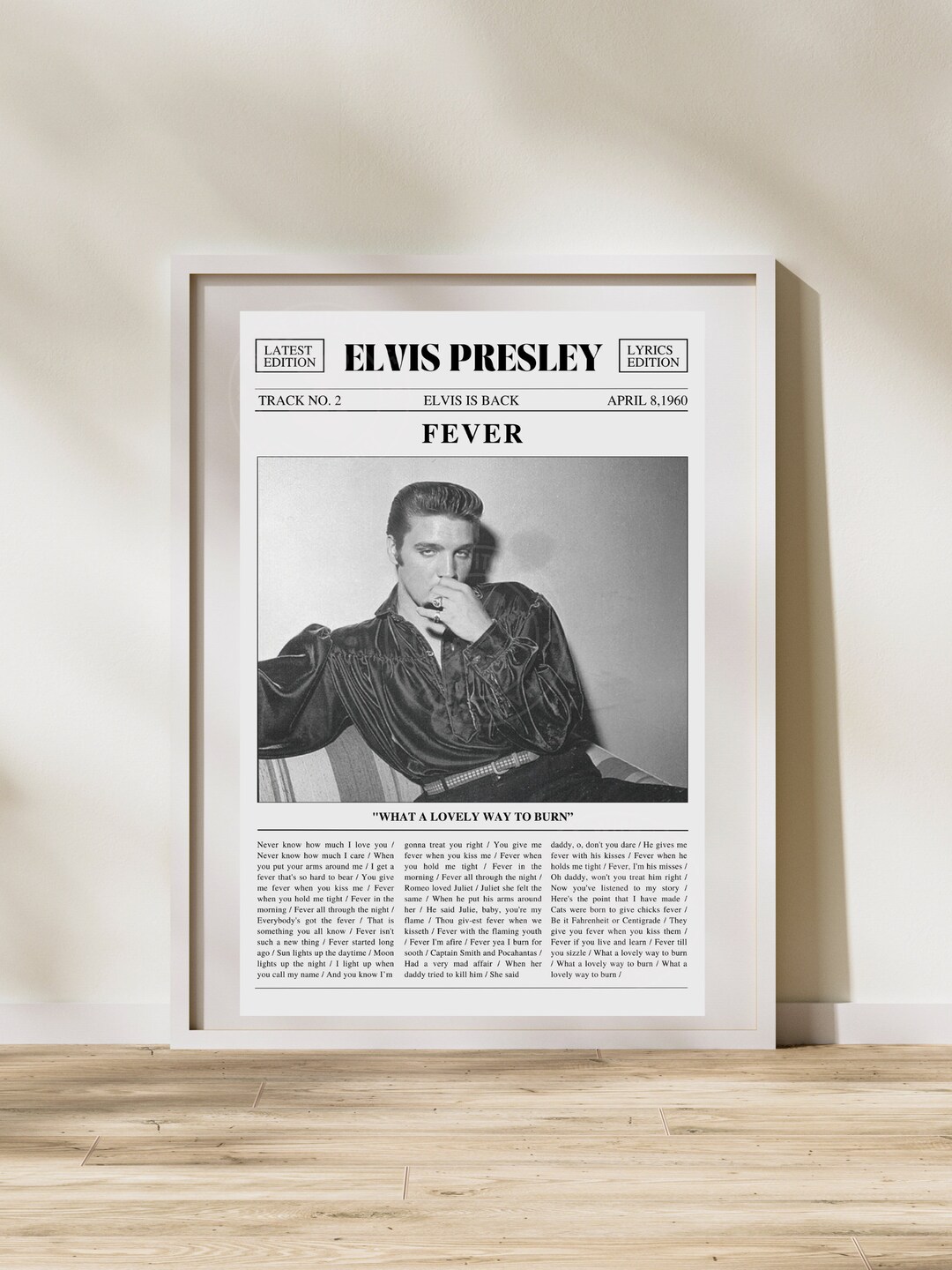 Elvis Presley - Fever - DIGITAL - Etsy