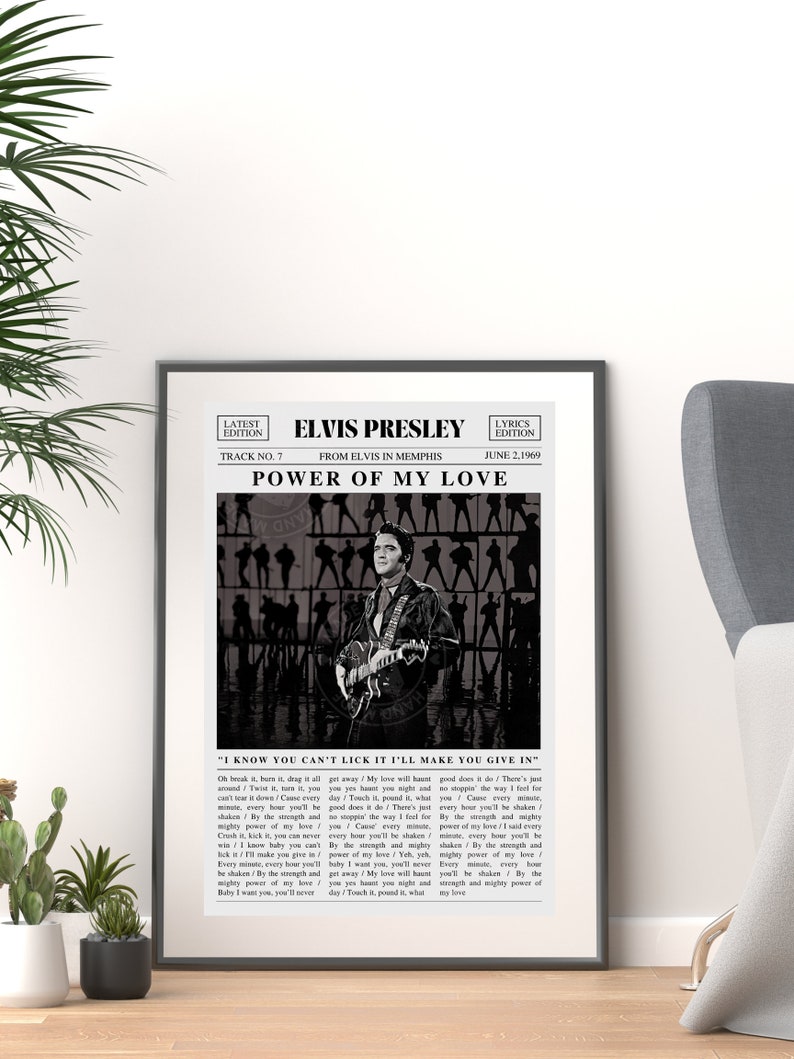 Elvis Presley - Power of My Love - DIGITAL - Etsy