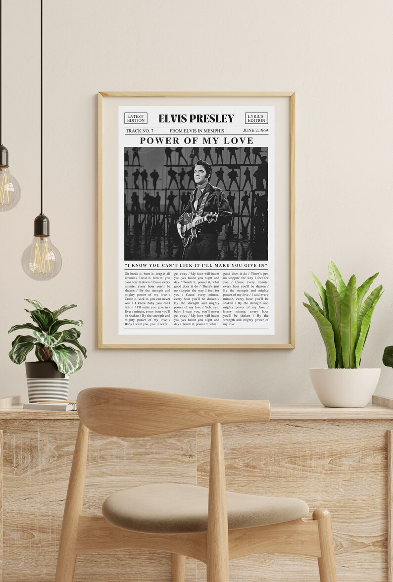 Elvis Presley - Power of My Love - DIGITAL - Etsy