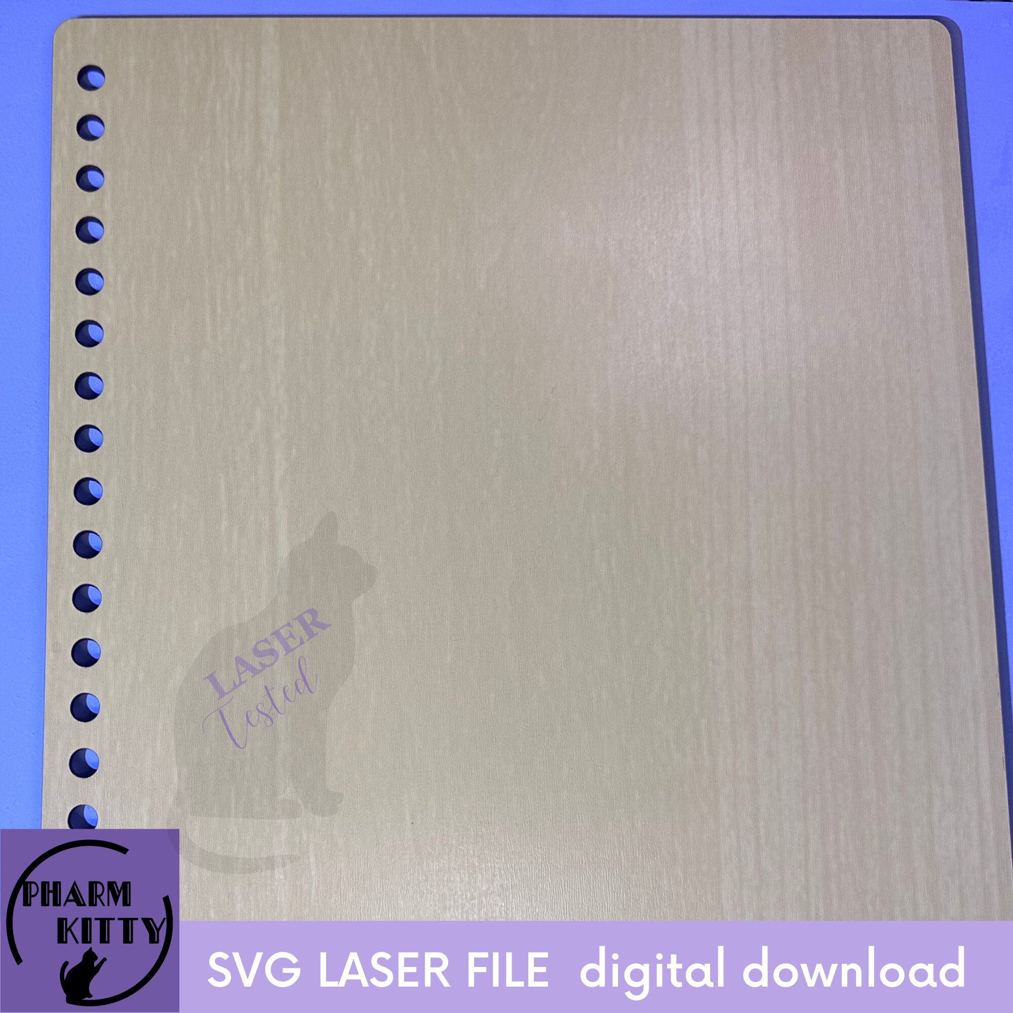 Notebook Cover Template, Notebook SVG File, Cover Laser File, DIY Gift ...