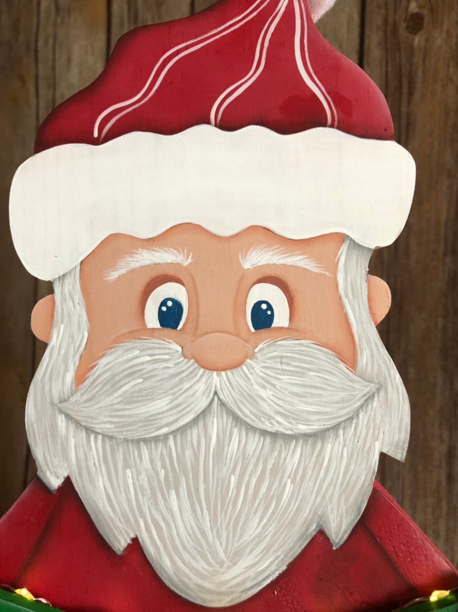 Santa Claus Decor Christmas Mantle Decor Christmas Lighted - Etsy Canada