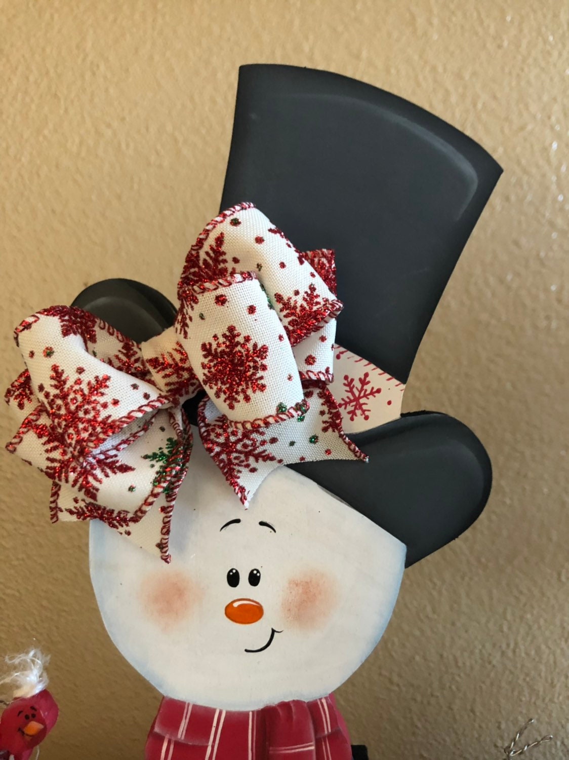 Snowman Decor Christmas Lighted Decorations Luminaries | Etsy