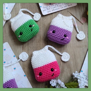 Crochet Tea Bag Pattern, Crochet Pocket Hug, Crochet Tea Bag, Easy ...
