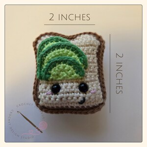Crochet Toast Pattern, Crochet Breakfast Patterns, Amigurumi Pocket ...