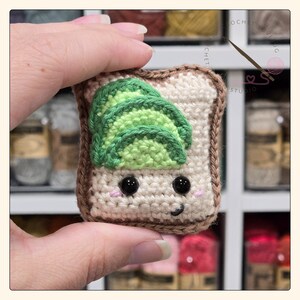 Crochet Toast Pattern, Crochet Breakfast Patterns, Amigurumi Pocket ...