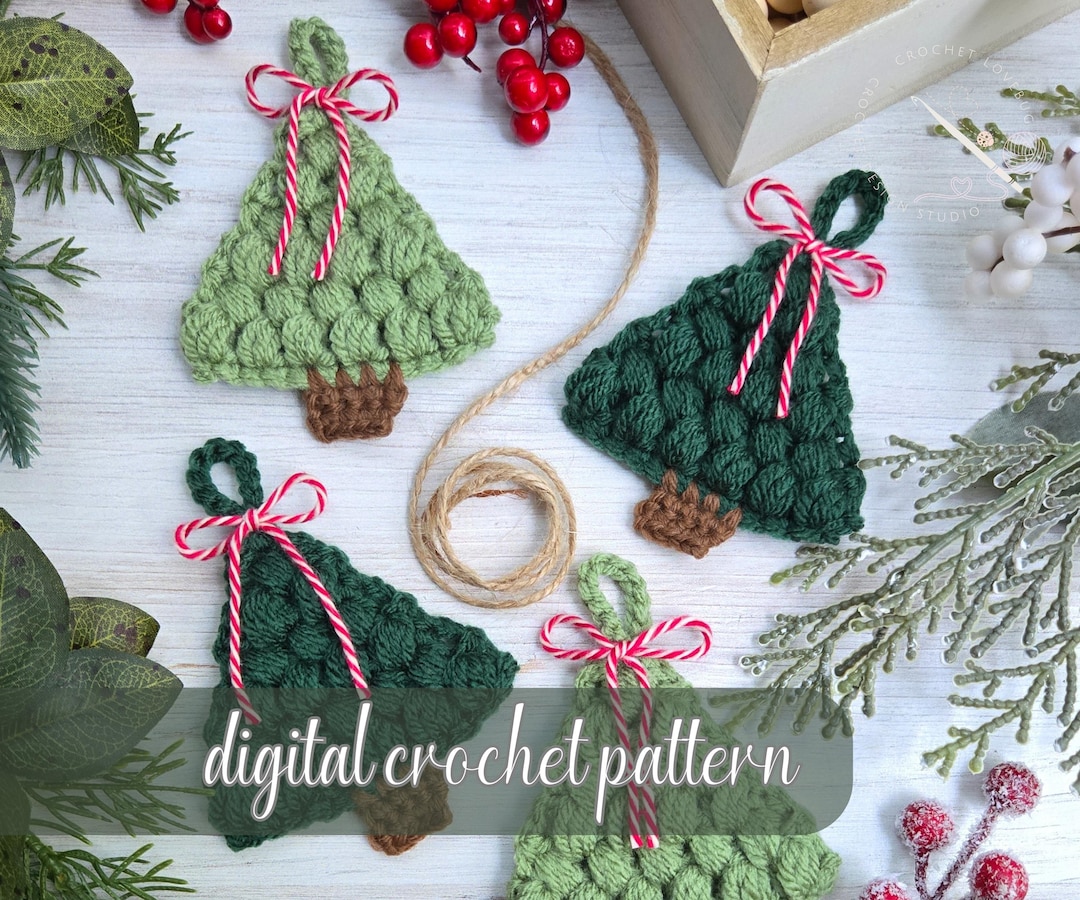 Bobble Christmas Tree Crochet Pattern | Easy Holiday Decor, Quick ...
