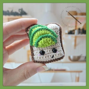 Crochet Toast Pattern, Crochet Breakfast Patterns, Amigurumi Pocket ...