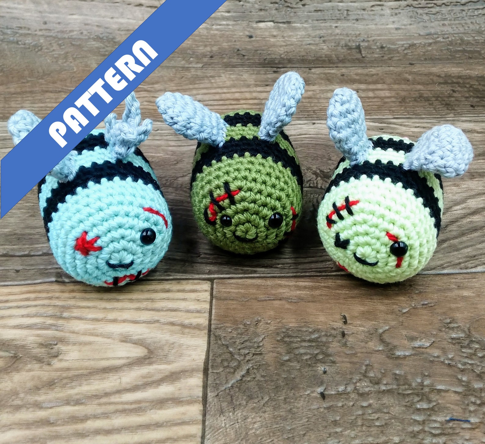 Crochet Pattern: George the Zom-bee | Etsy