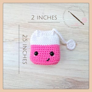 Crochet Tea Bag Pattern, Crochet Pocket Hug, Crochet Tea Bag, Easy ...