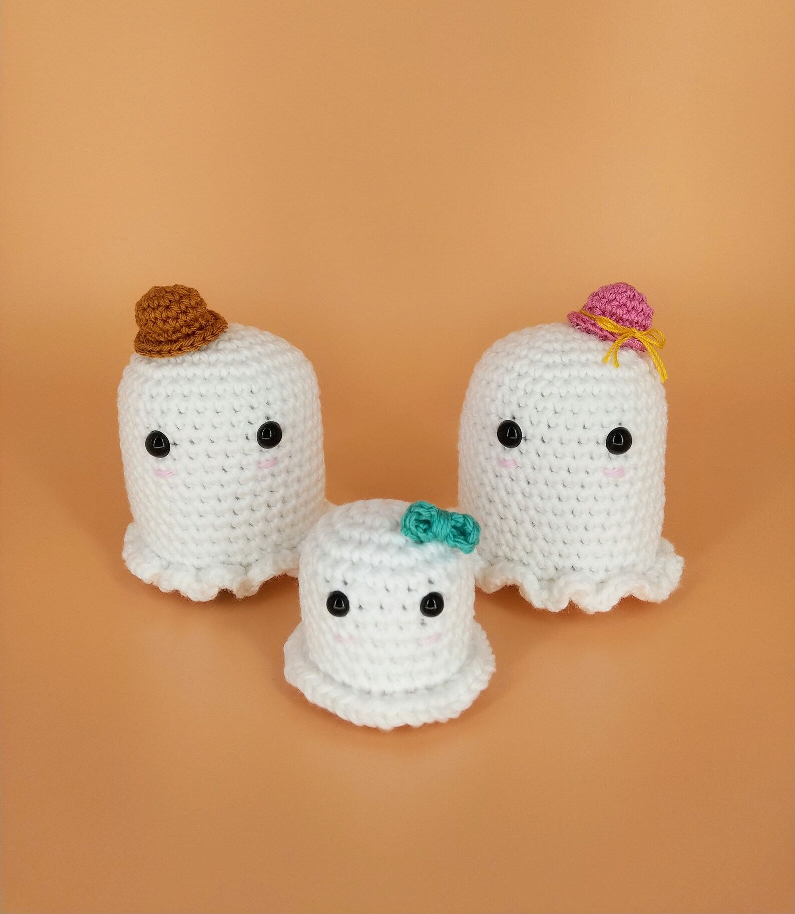 Crochet Pattern Boo Family - Etsy