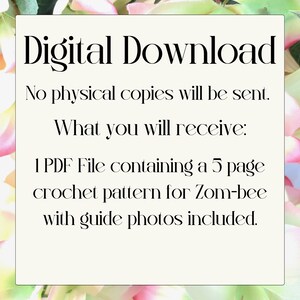 Crochet Pattern: George the Zom-bee - Etsy