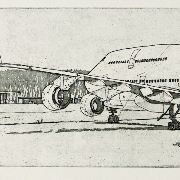 Airplane Etching - Etsy
