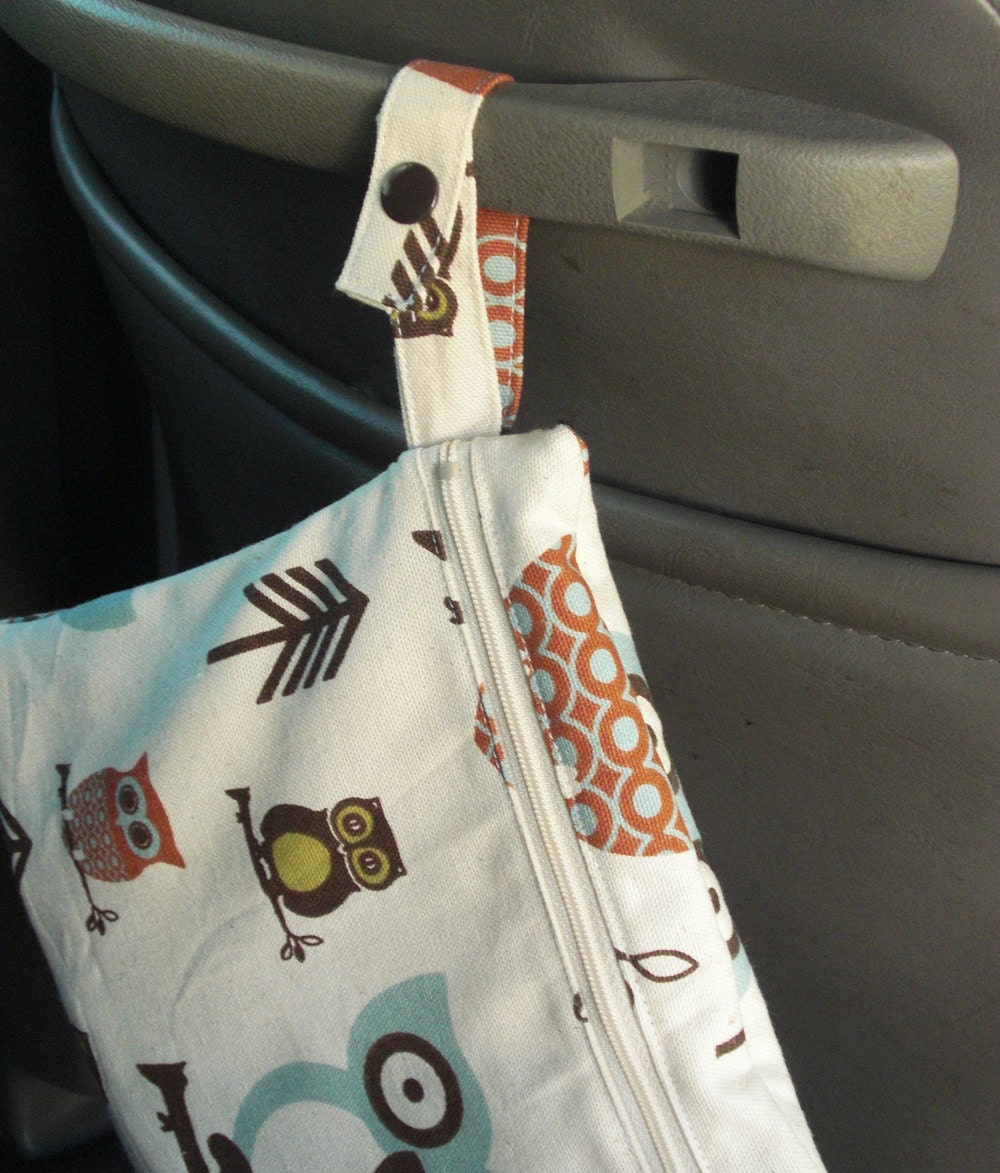 Hemp Canvas Hanky Bag Dual Pocket Wet Bag Keeps Clean and | Etsy