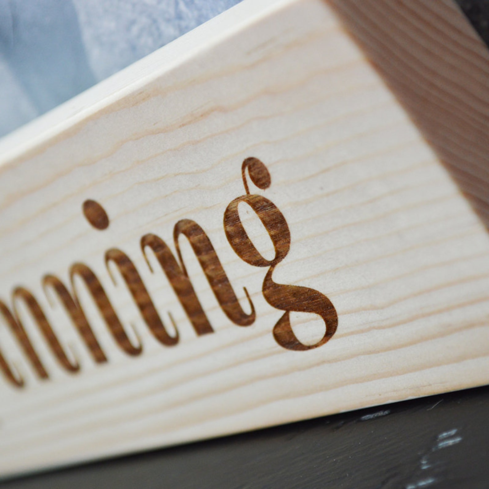 Now Spinning Wooden Record Display Shelf | Etsy