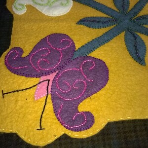 Wool and Wool Felt Candle Mat Pattern Paper Pattern Home Decor Spring ...