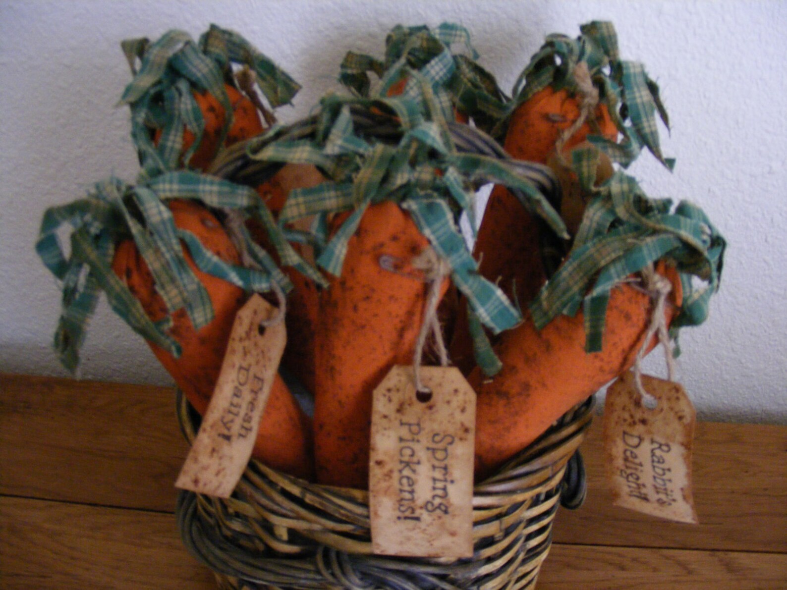 Spring Carrot Bowl Fillers E-pattern Bowl Fillers Spring Table Decor ...