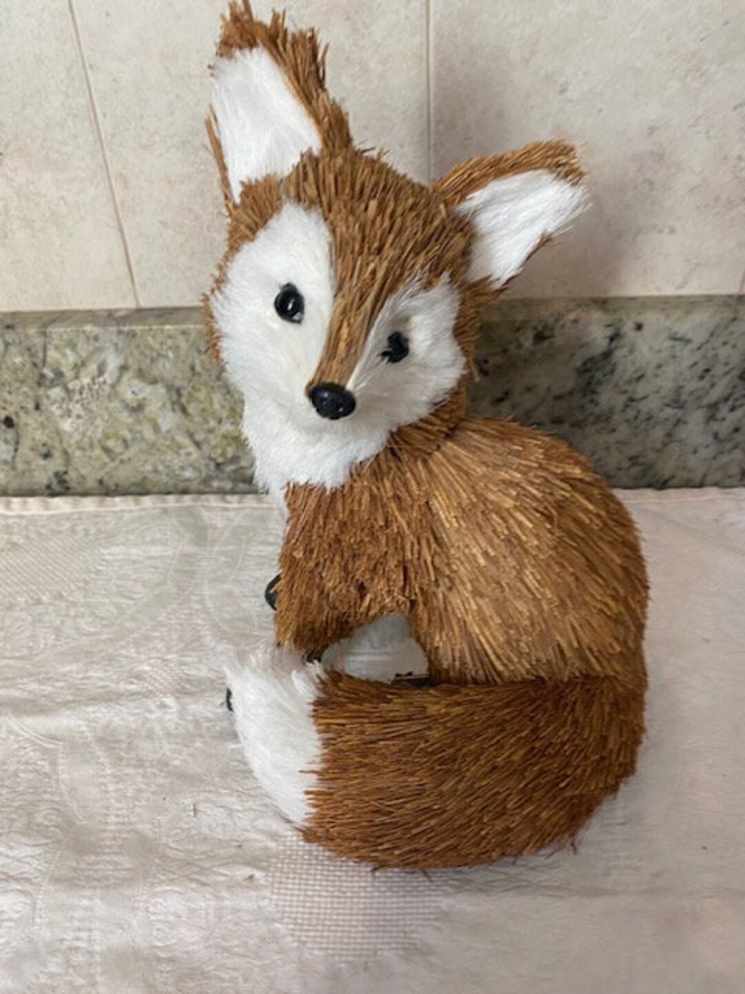 Fox Made of Straw Light Weight - Etsy