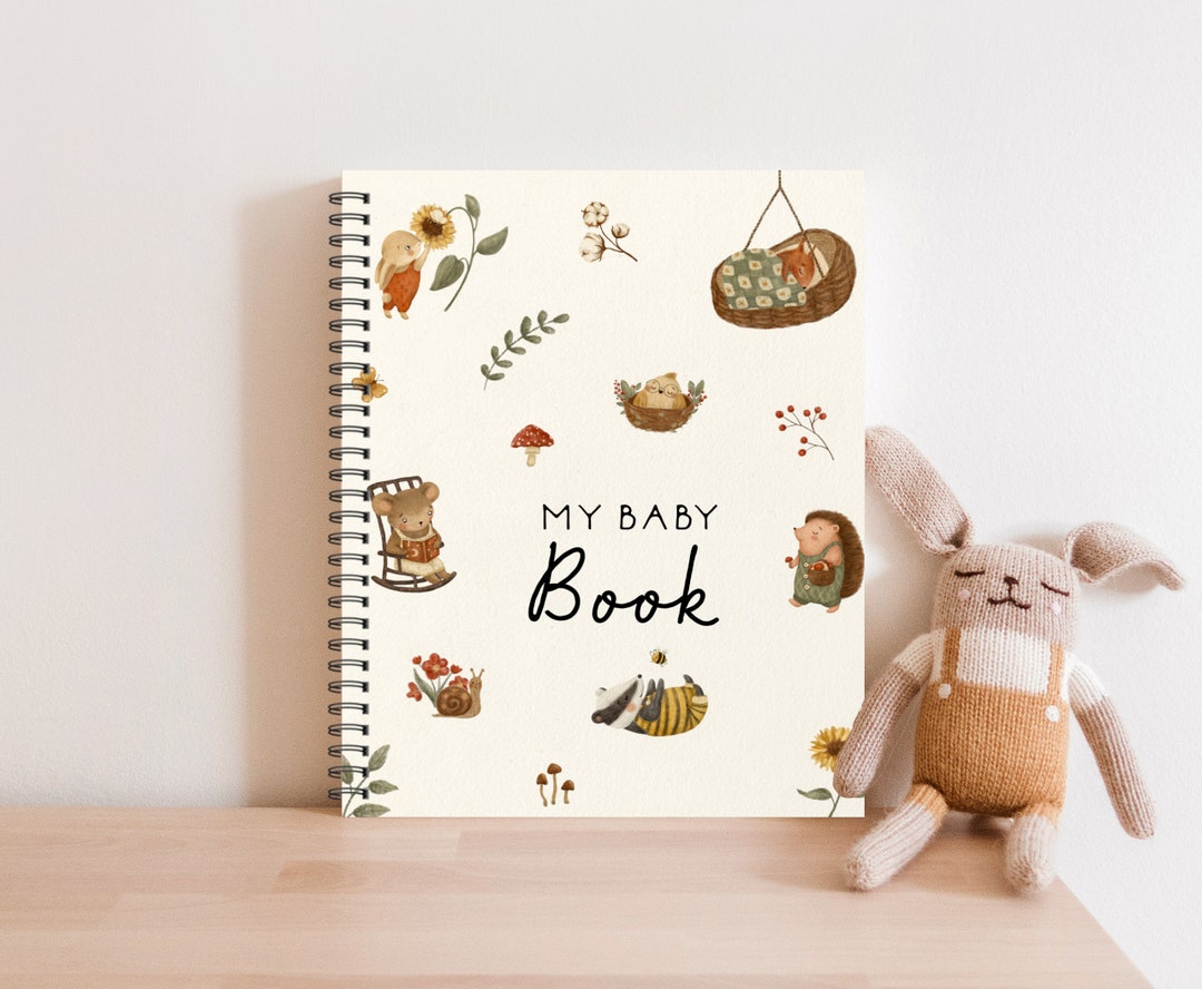 Baby Book, Baby Journal, Baby Shower, Baby Album, Pregnancy Gift, Baby ...