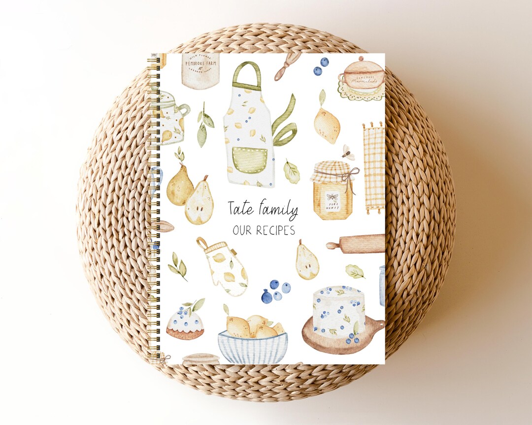 Family Recipes Book, Kitchen Recipe Journal, Journal Recipe, Family ...