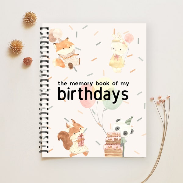 Birthday Book - Etsy