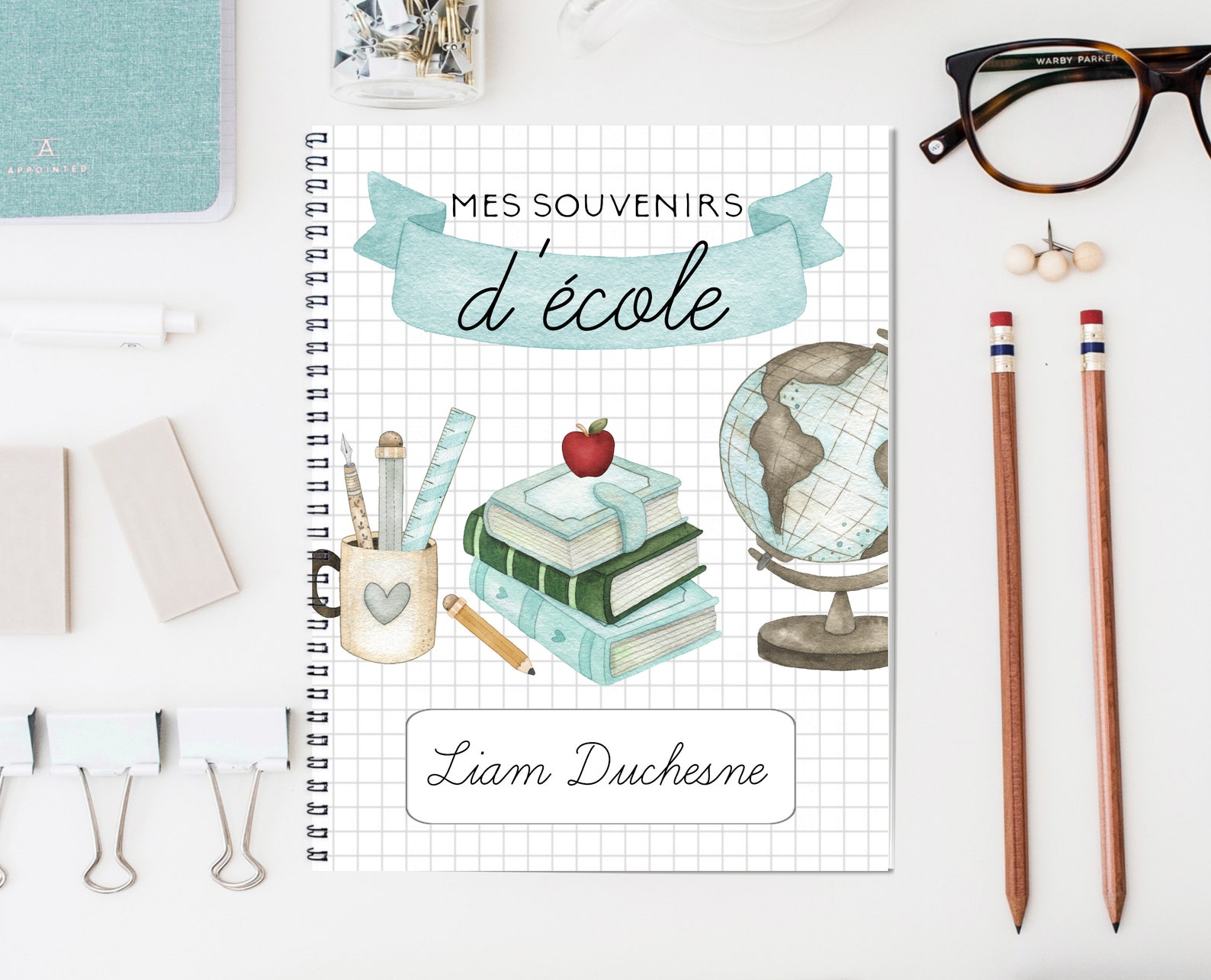 Livre Souvenirs D'école Garçon Mon Livre D'école | Etsy