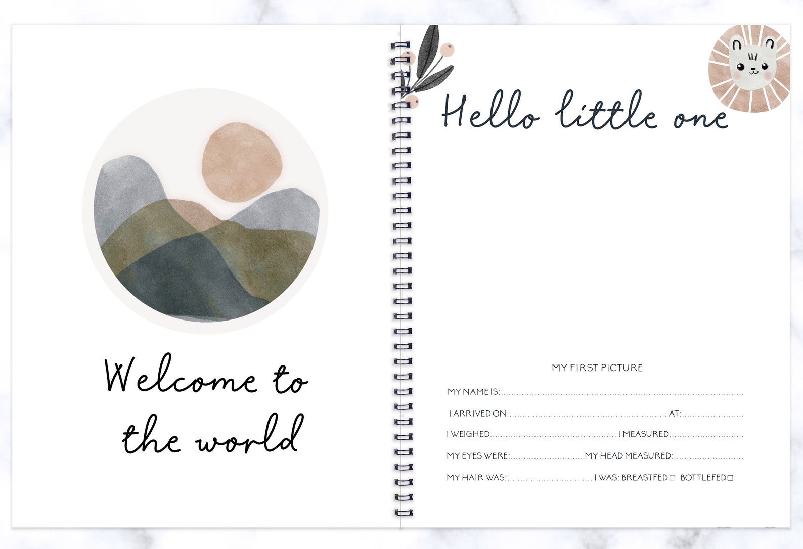 Baby Book, Baby Journal, Pregnancy Planner, Pregnancy Journal, New Mom ...