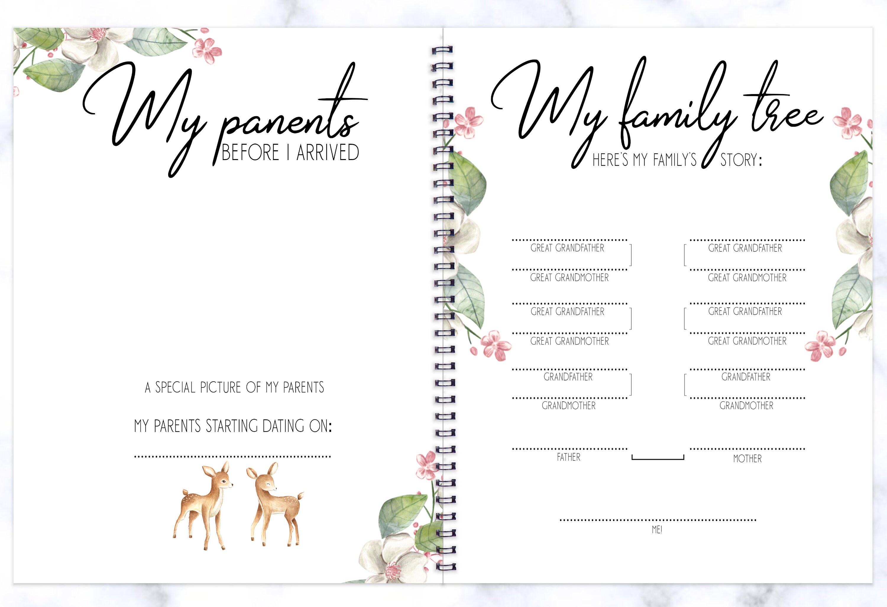 Baby Girl Book Baby Girl Shower Gift New Baby Gift Memory | Etsy